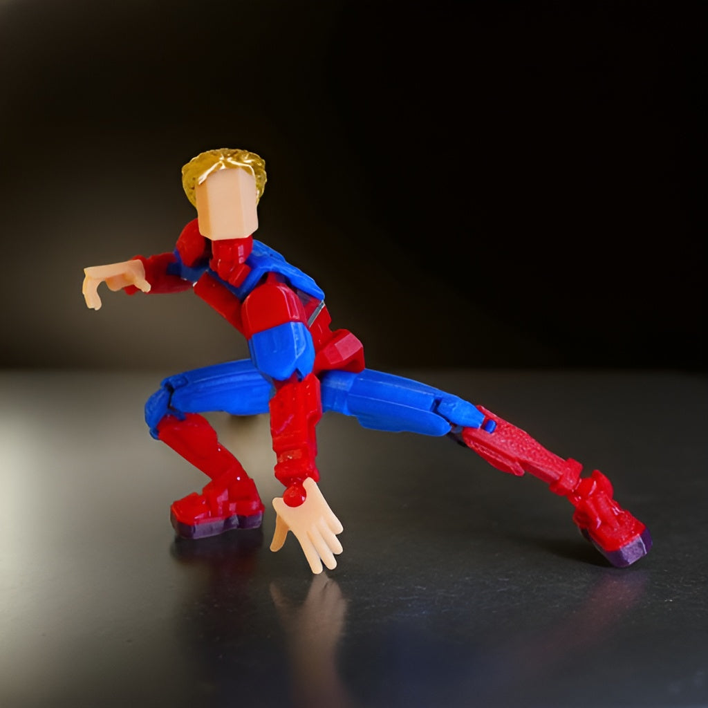 Spiderman Peter Parker Dummy 13 Figura super posable con Imán, manos y ...