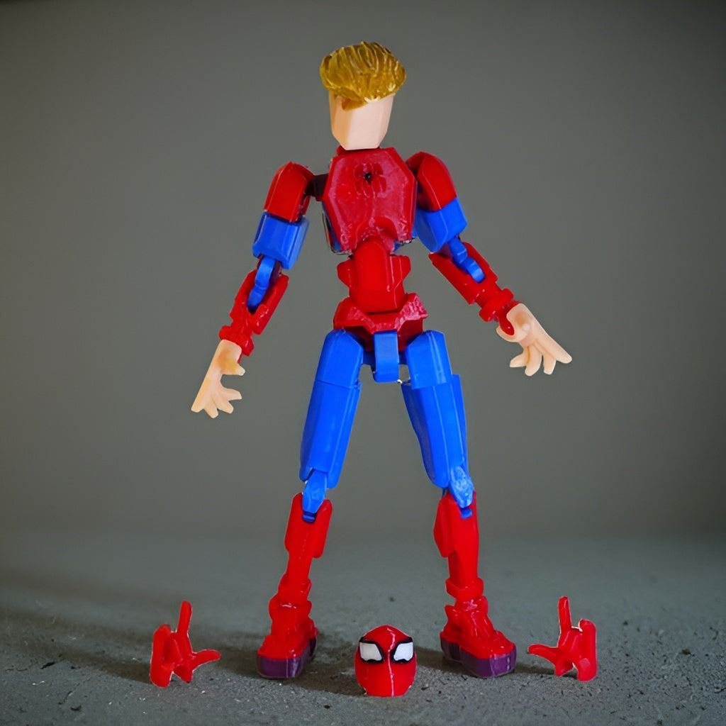 Spiderman Peter Parker Dummy 13 Figura super posable con Imán, manos y ...