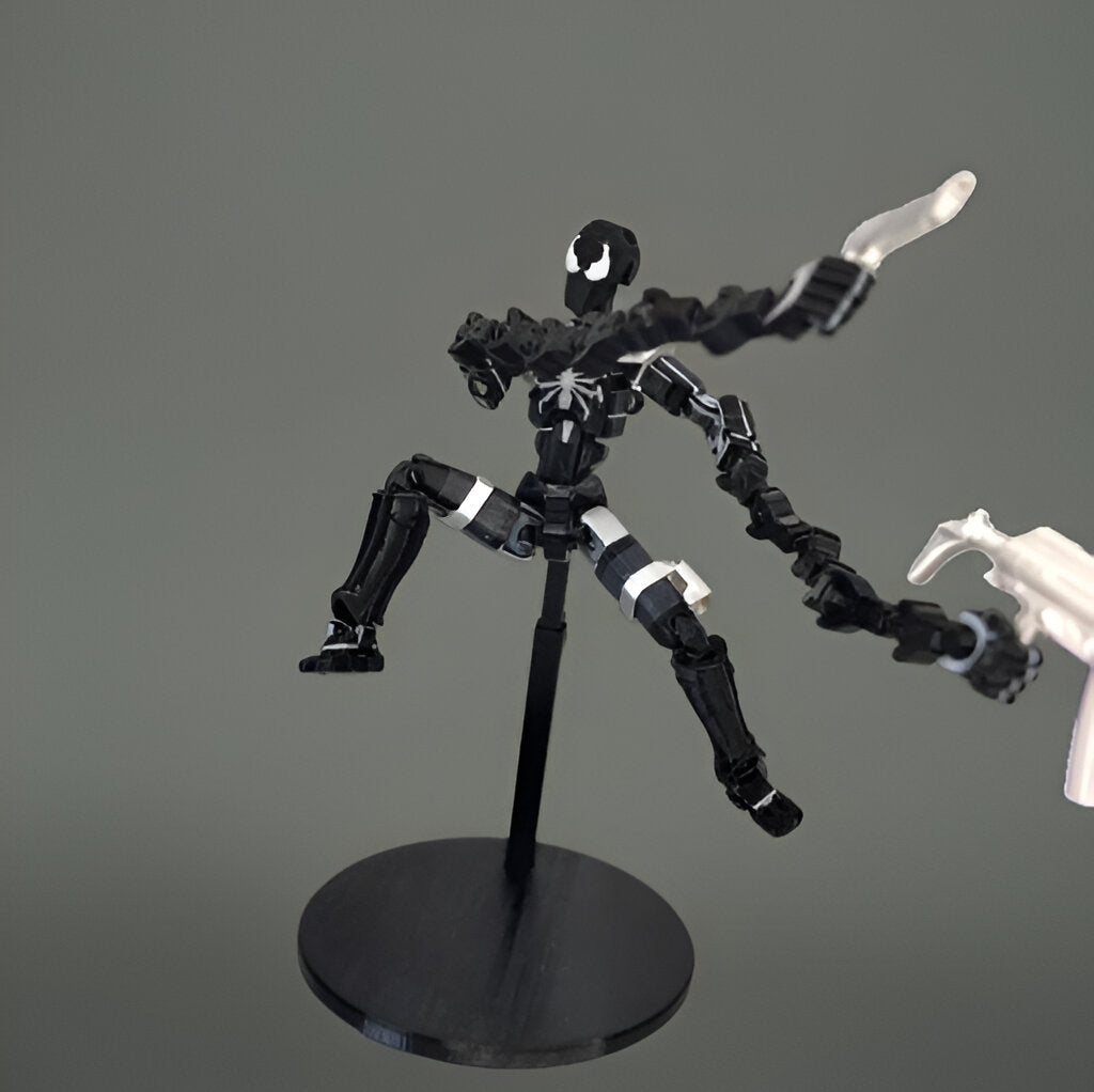 Agente Venom Dummy 13 Figura super posable con Base y Accesorios ...