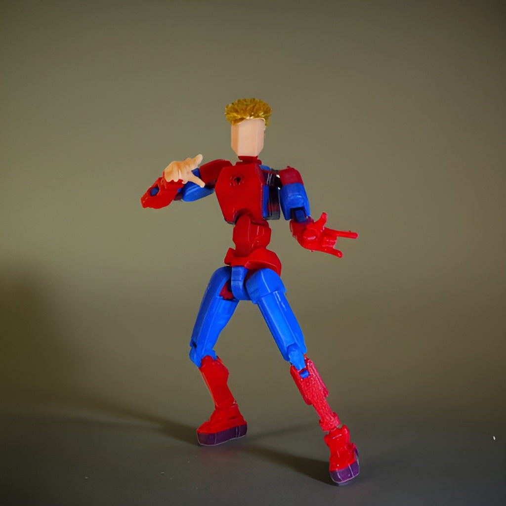 Spiderman Peter Parker Dummy 13 Figura super posable con Imán, manos y ...